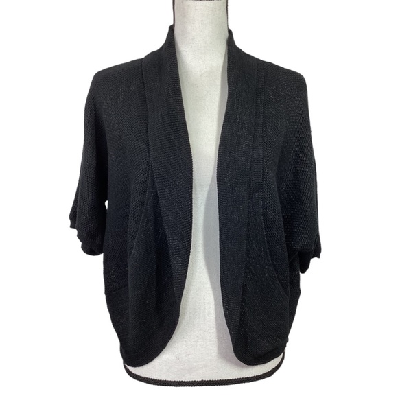 croft & barrow | Sweaters | Nwt Croft And Barrow Black Open Cardigan ...
